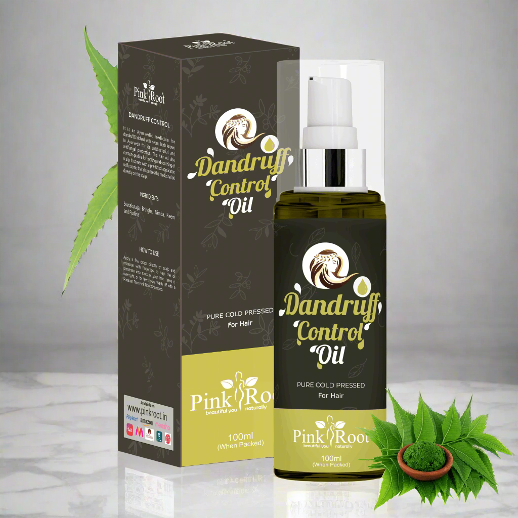 Pink Root Dandruff Control Oil |Dandruff Reduction, Prevents Itching,