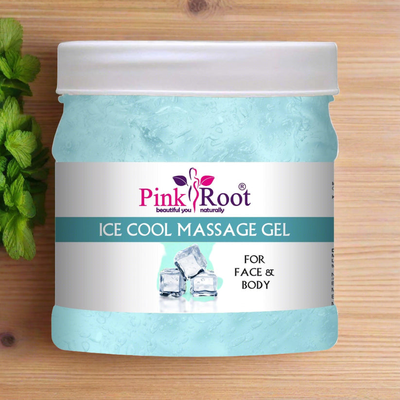 Pink Root Ice Cool Massage Gel for Removing Scars & Provides Glowing